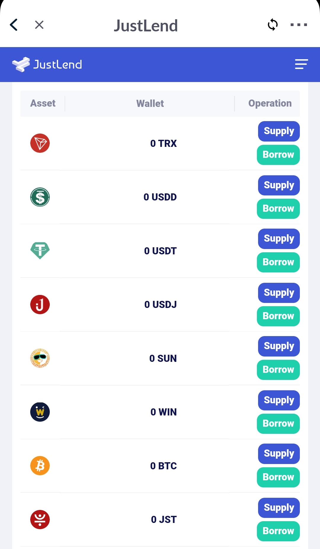 Préstamos rápidos y económicos en JustLend de TRON
