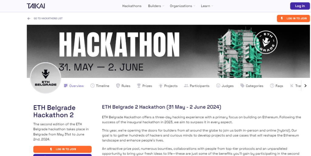 TON Society se une a ETH Belgrade en un hackathon especial